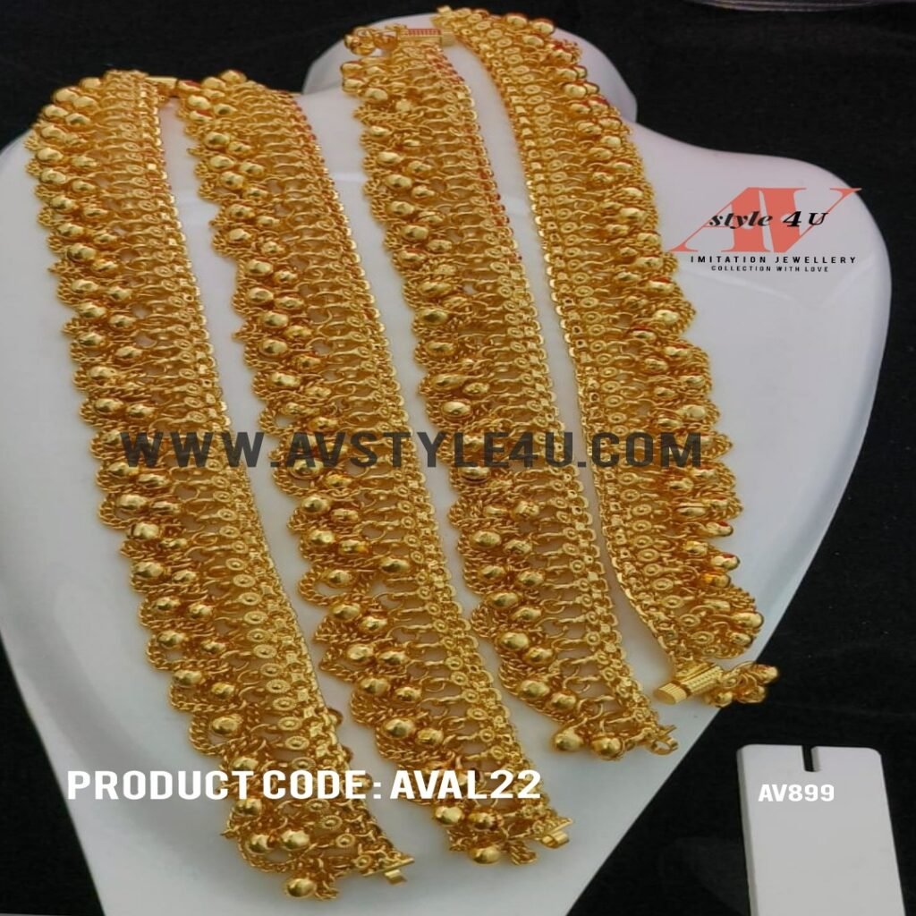Micro Gold Plated Anklets – AVSTYLE4U